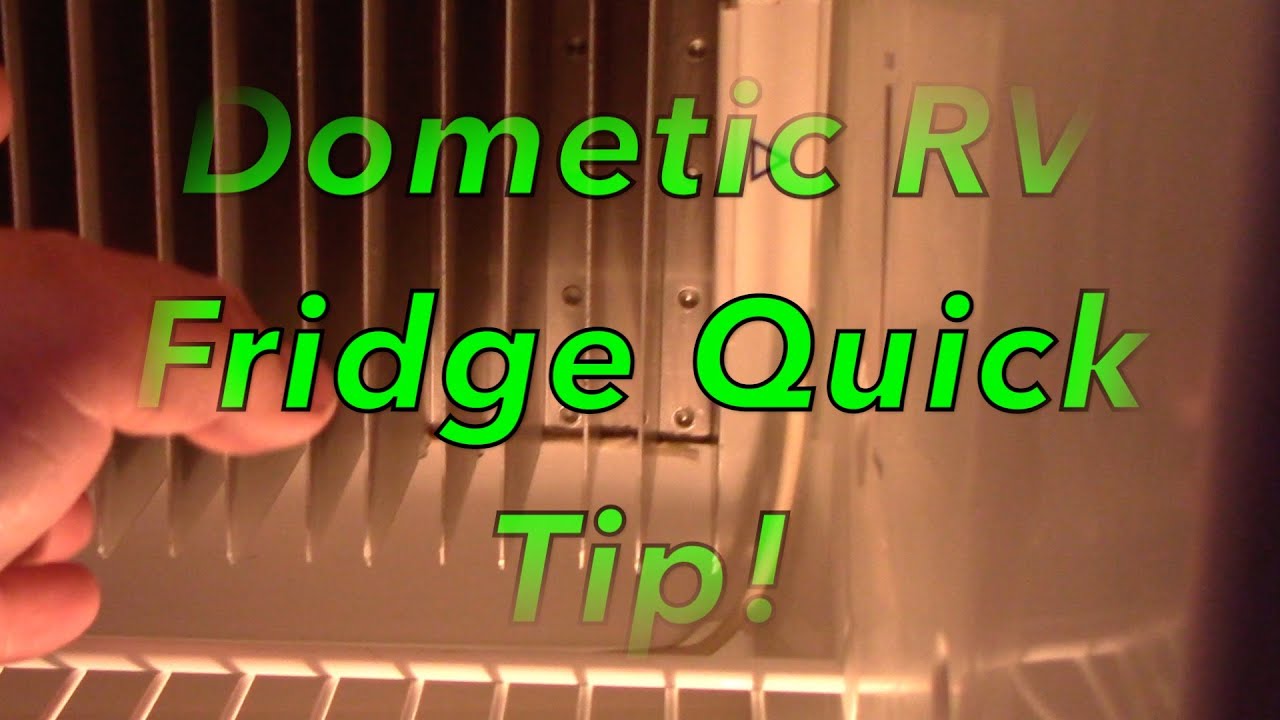 Dometic RV Fridge Quick Tip!