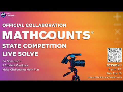 MATHCOUNTS 2022 State Live Solve 1