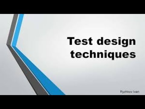 MANUAL TESTING | TEST DESIGN TECHNIQUES