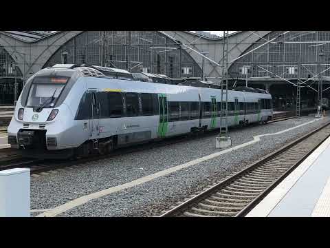 Fahraufnahmen in Leipzig Hauptbahnhof