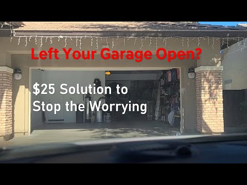 Did I Leave My Garage Door Open? Garage Door Monitor Review.
