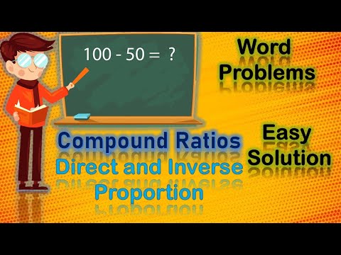 Compound Ratio | Direct and Inverse Proportion (Compound ratios) | Hindi | Urdu