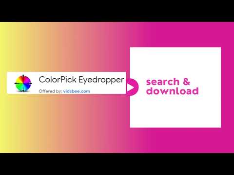 How to use colorPICK eyedropper I Basic Tutorial I Chrome Extension