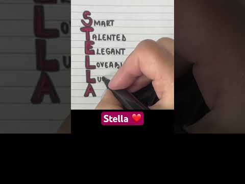 Meaning of the name STELLA #meaning #name #stella