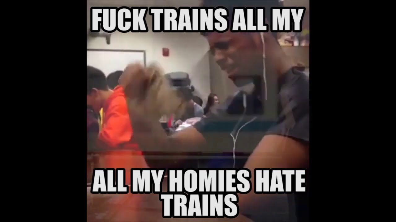 ALL MY HOMIES HATE TRAINS