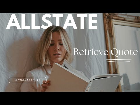 Allstate Retrieve Quote | Allstate Retrieve Auto Quote