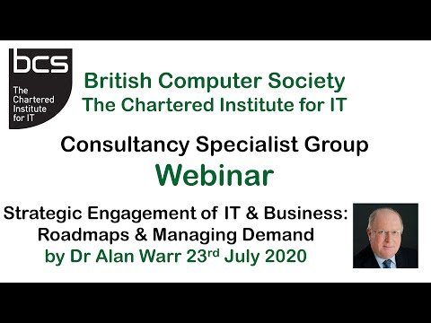 Strategic Engagement of IT and Business: Roadmaps & Managing Demand