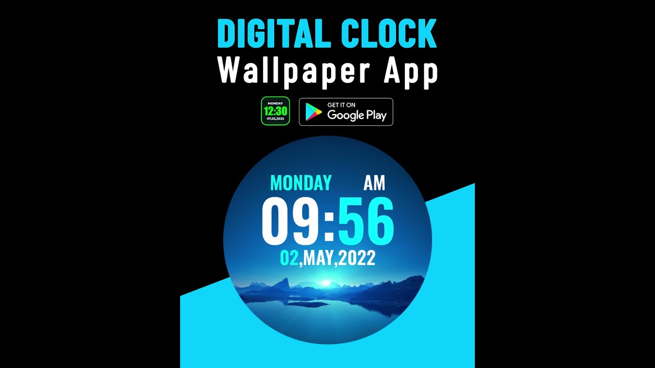 live clock Wallpaper with a date lock screen