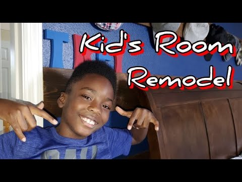 Bedroom Remodel Tour | 9 Year Old Boy's Room