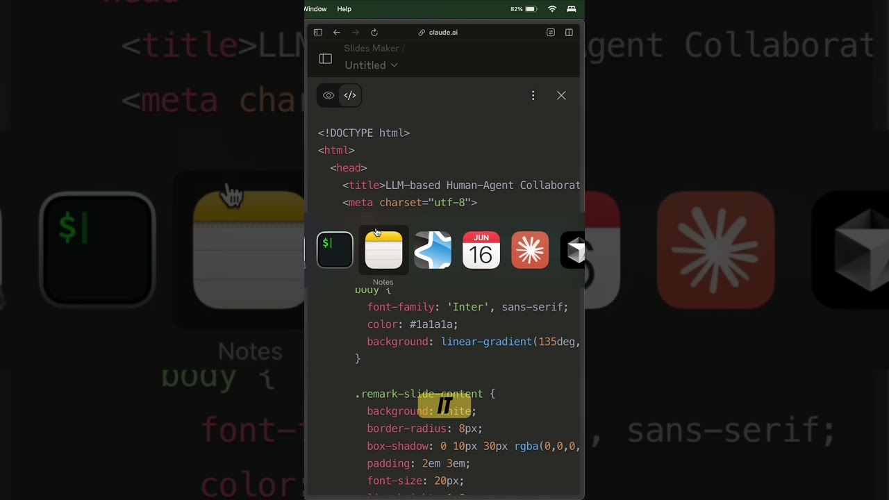 How to Create Slide Presentations with Claude