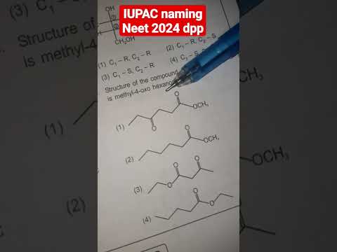 iupac naming organic chemistry practice questions for neet 2024 #neet #chemistry #shorts