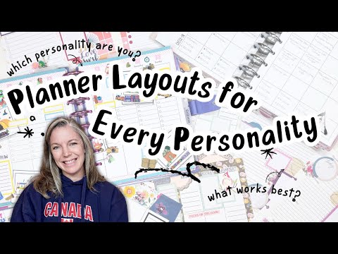 Planner Layouts for Every Personality Type | Find Your Perfect Planning Style! 📝