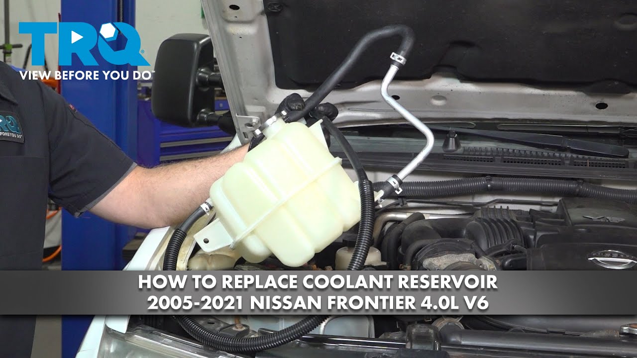 How to Replace Coolant Reservoir 2005-2021 Nissan Frontier 4.0L V6