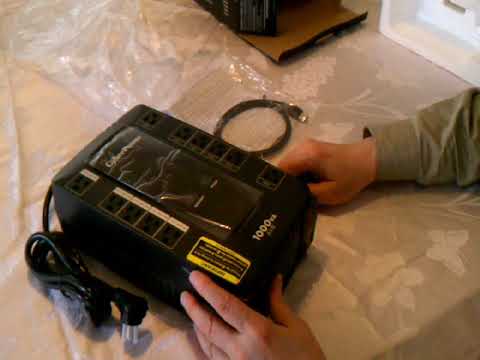 Cyberpower Model LE1000DG 1000VA UPS unboxing and review part 1