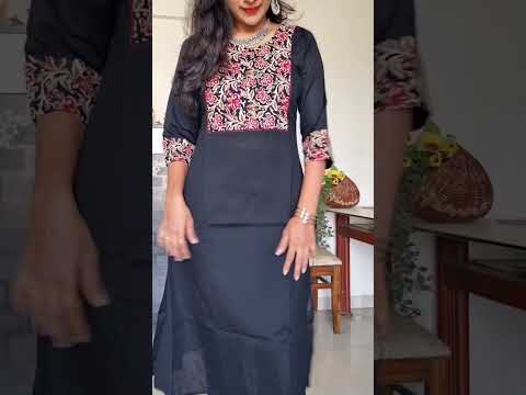 Cotton blend kurti #fashion #shortsvideo #viralvideo #fashiondesigner #partywear #festivewear
