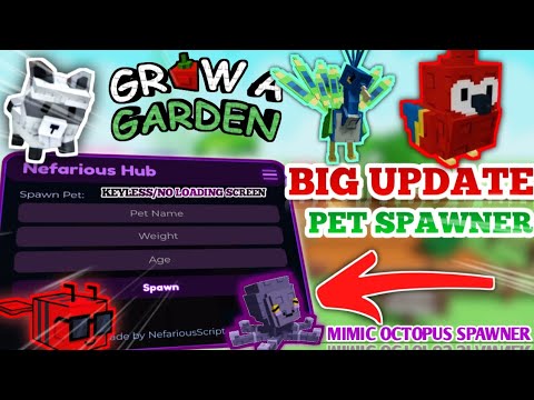 [🐙] Grow a Garden OCTOPUS SPAWNER SCRIPT | KEYLESS | NO LOADINGSCREEN | #growagarden #deltaforce