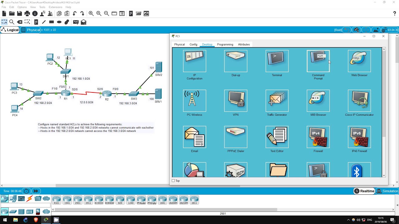 FREE CCNA Lab 031: Named ACLs (Access Control Lists Part 3)