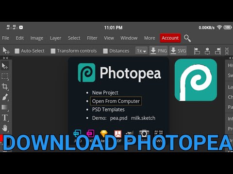 How to download and install photopea app in mobile || ZESHAN TECH || 2021