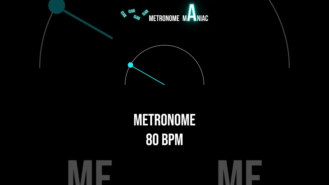 METRONOME 80 BPM 🎶 #shorts