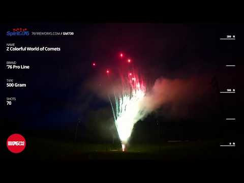 GM730 70s Z Colorful World of Comets (17sec) - '76 Pro Line 500g Cake