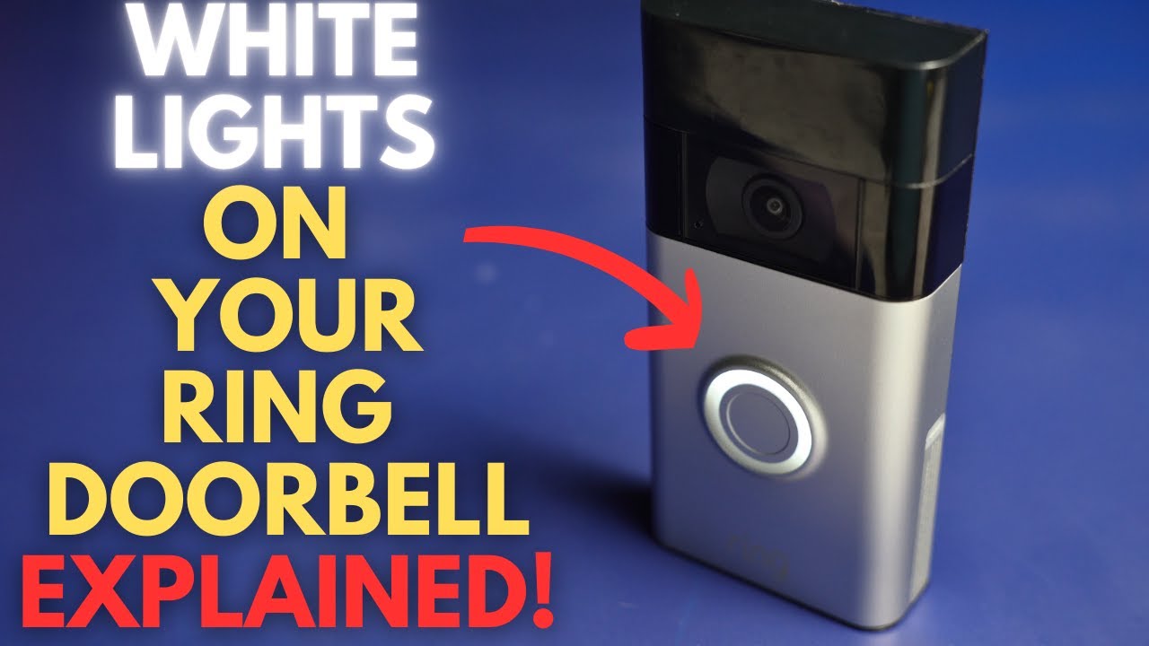 How to Fix Ring Doorbell Flashing White