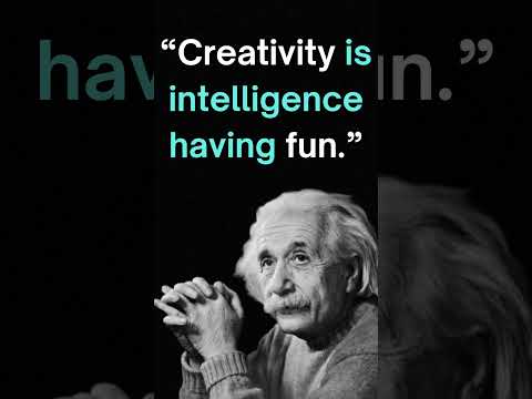 Creativity is intelligence having fun. || by Albert Einstein inspirational quotes #shorts #ytshorts