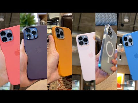 SIERRA BLUE iPhone 13 Pro Max WITH ALL NEW SILICONE & LEATHER CASES - Shot on iPhone 13 Pro Max