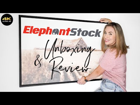 ElephantStock Canvas Wall Art Unboxing And Review!