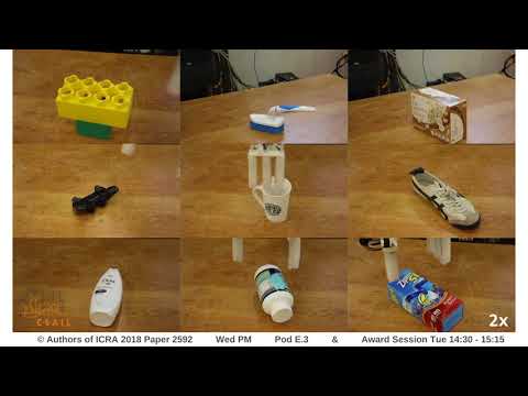 Learning Object Grasping for Soft Robot Hands
