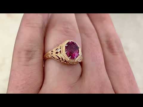 2.04 Carat Tourmaline Vernier Ring - Hand Video