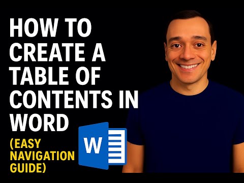 How to Instantly Organize Long Word Docs with a Table of Contents