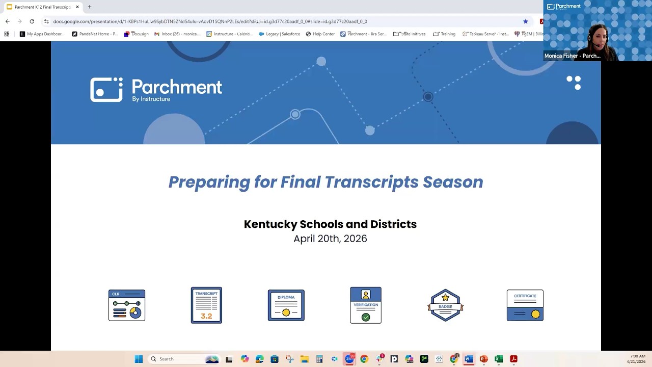 Final Transcripts: Parchment Webinar 2026