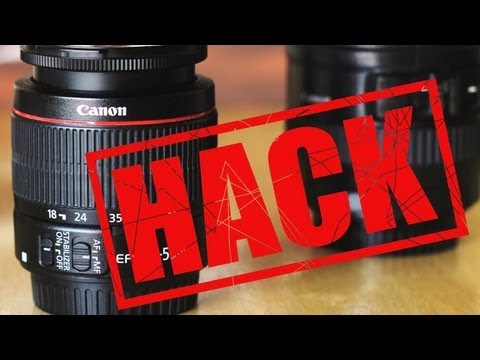 Photo101: Canon Kit Lens to 'L' lens HACK! It's so easy