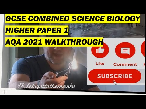 AQA Combined Science Biology Higher 2021 walkthrough
