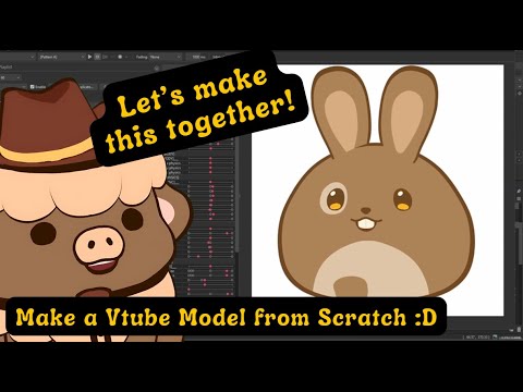 Rig Along: Learn to make a Vtuber Model from Scratch!
