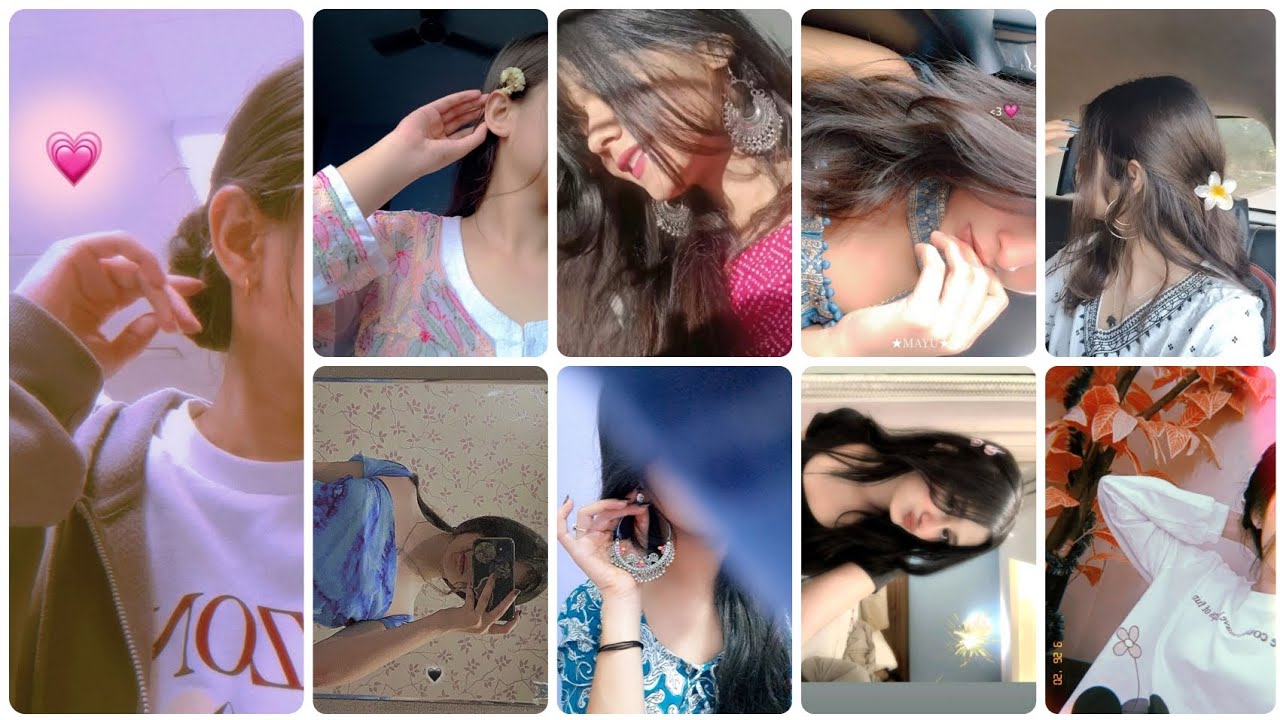 🦋Snapchat selfie poses |💖hidden face dpz for profile🌈dp photo🔥🧿 | Aesthetic pose for girls 🌸