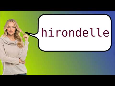 How to say 'swallow' in French?