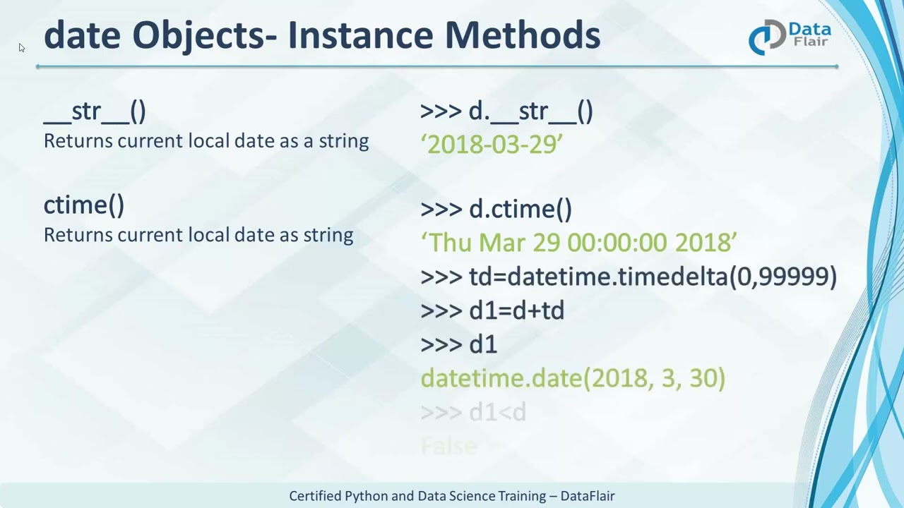 Python datetime Module