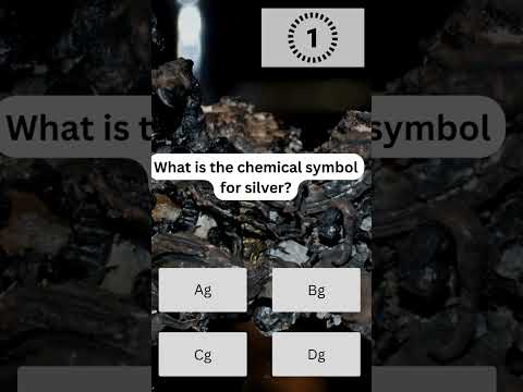 What is the chemical symbol for silver? (Quiz)-Youtube Shorts