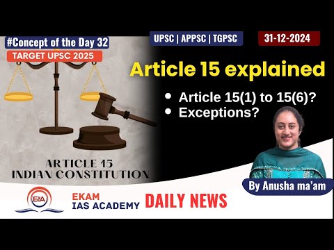 Article 15 Explained: Key Rights and Protections in India