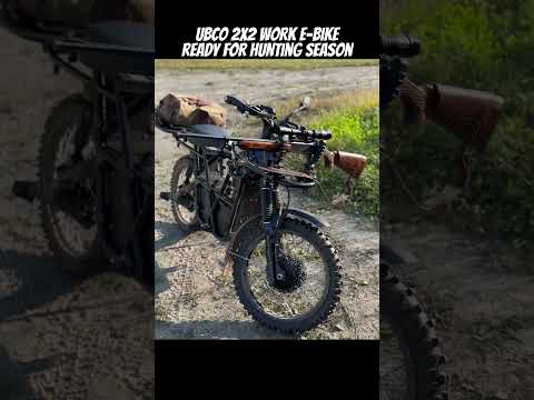 The #UBCO 2x2 is ready for hunting season! #ebike #hunting #overlanding #rokon #dirtbike #quietkat