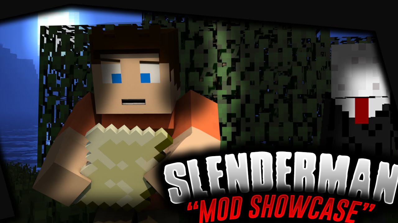 Minecraft Mod Showcase - SLENDERMAN MOD! (1.7.2)