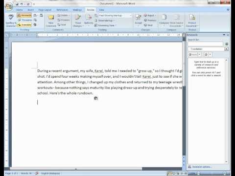 How to translate from English to Chinese in Microsoft Word – video ...
