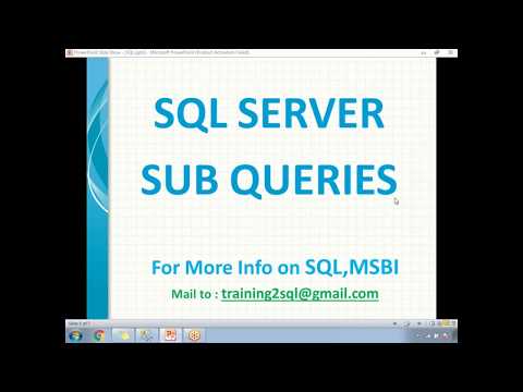 Learn SQL Subqueries | SQL Nested query | How to write SQL Sub Query - Mind Luster
