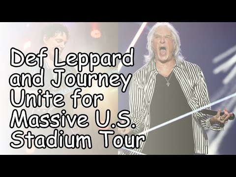 Def Leppard and Journey Unite for Massive U.S. Stadium Tour