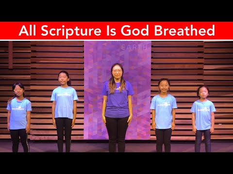 All Scripture Is God Breathed | Bible Song with lyrics (2 Timothy 3:16)