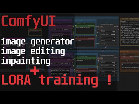 ComfyUI - How to: Training a LORA, Image generator, Image to image ...