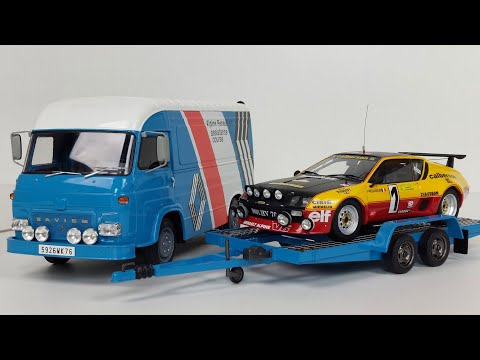 Calberson Rally Team Saviem Alpine A310 V6 Gr.5 Rally D'Armor 1977 G.Frequelin-JDelaval by otto 1:18