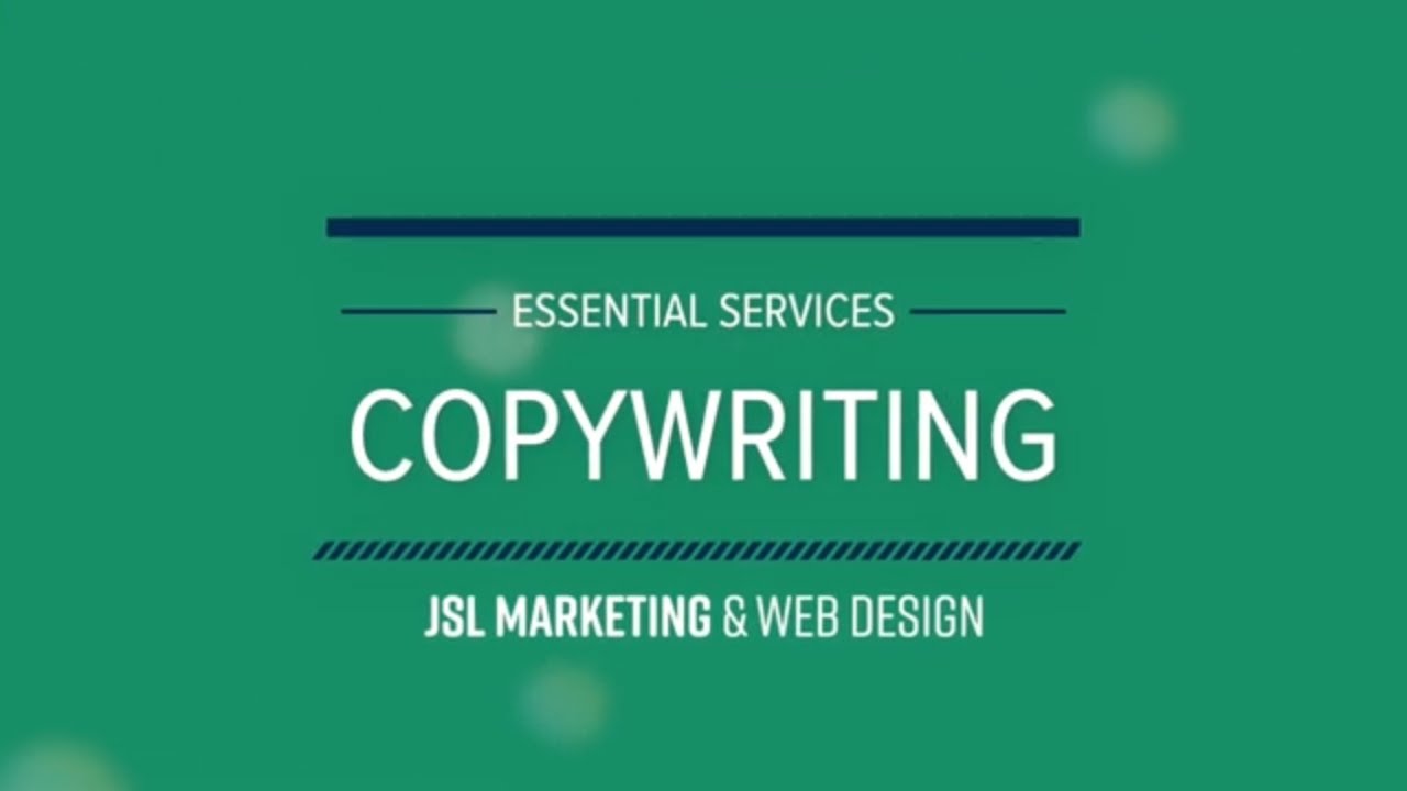 JSL Essential Services: Copywriting