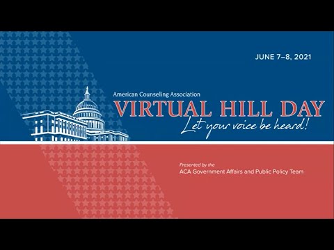 2021 Virtual Hill Day | American Counseling Association